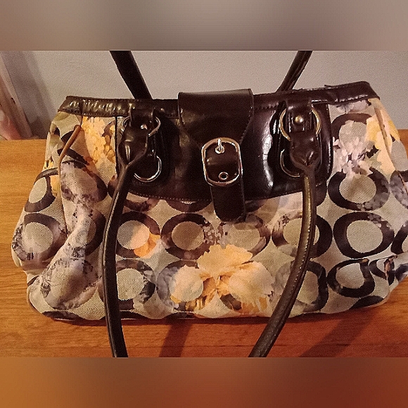 Coach | Bags | Coach Scarf Print Tote | Poshmark